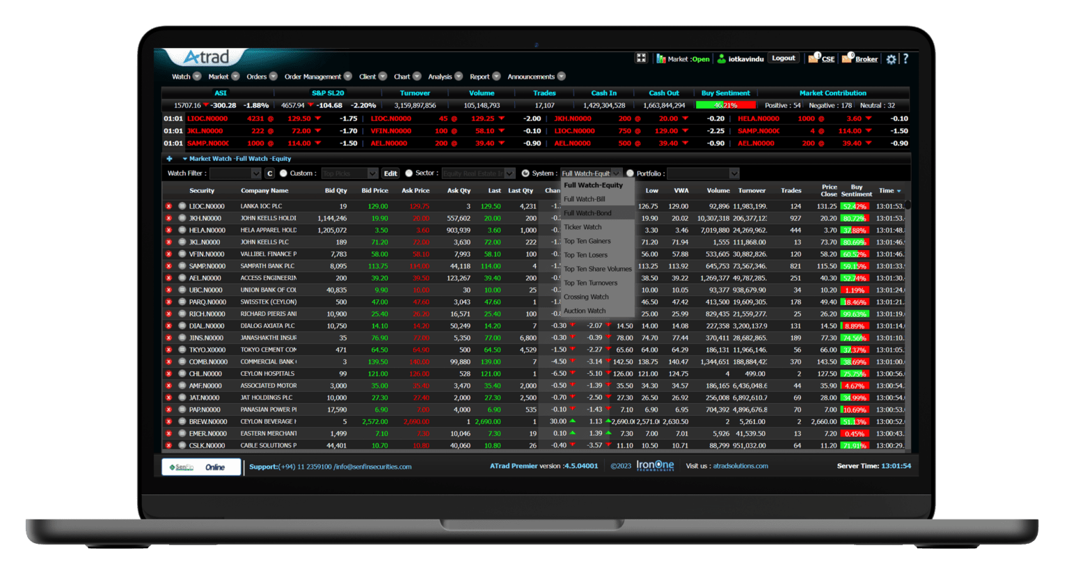 ATrad OMS & Trading Platform - ATrad Global